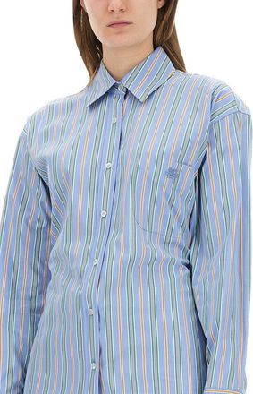 Etro Jacquard Back Knot Shirt - Blue