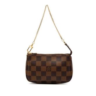 Louis Vuitton Pre-owned Mini Pochette Accessoires - Femme - Pre-owned - Brun - Taille: ONE Size