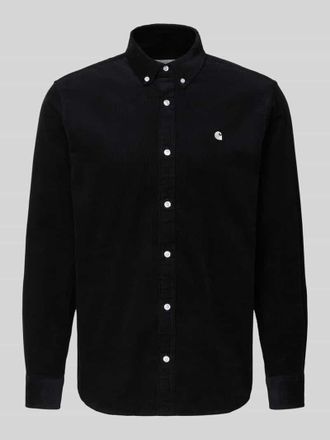 Carhartt Work in Progress Regular Fit Freizeithemd aus Cord mit Button-Down-Kragen