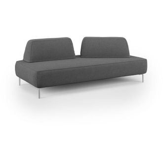 Divani.Store Newton modulares Sofa mit beweglichen Rückenlehnen T07 167 cm anthrazit