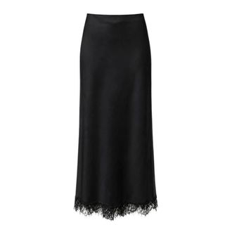 Pink Memories Midirock - - Skirts - Damen - Schwarzk - M