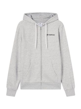 Champion Sweatjacke FULL ZIP HOODIE SWEATSHIRT OXFORD GREY