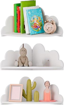 Generic Generisches Cloud Corner Shelf - Wandspeicherst&auml;nder, stilvoller Organizer -Rack, haltbares Display - f&uuml;r Sammlerst&uuml;cke und Essentials | f&uuml;r Wohnkultu