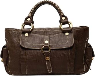 Celine Pre-owned The Boogie Handbag - Femme - Pre-owned - Brun - Taille: ONE Size