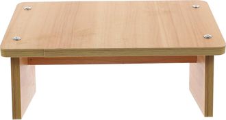 Holibanna OFFSCH Praktischer Holz Fu&szlig;hocker mit Rutschfester Oberfl&auml;che Ergonomische Fu&szlig;st&uuml;tze f&uuml;r B&uuml;ro und Wohnzimmer Nat&uuml;rliche Kiefernholzoptik Abschr&auml;gter T