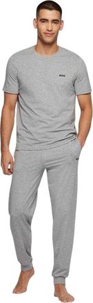 HUGO BOSS Mixmatch T-Shirt f&uuml;r Herren, Rundhalsausschnitt, kurz&auml;rmlig (Mittelgrau)
