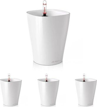 Lechuza DELTINI weiß Hochglanz 14900 (Packung mit 4)