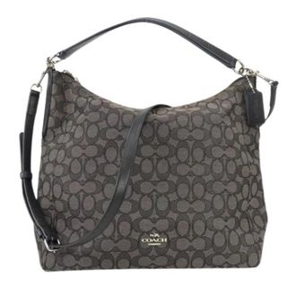 Coach Pre-owned Canvas Shoulder Bag - - Pre-owned - Damen - Schwarzk - ONE SIZE