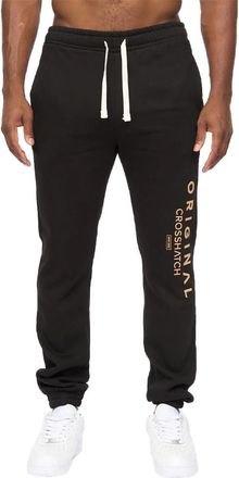 Crosshatch Jamals Jogginghosen f&uuml;r Herren (Schwarz)