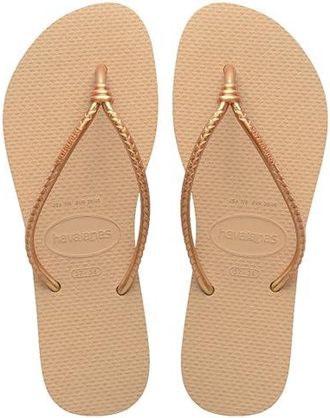 Havaianas Slim Tube, Tongs Élégantes, Confortables et Stylées, Lanières Avec Noeud, Femme