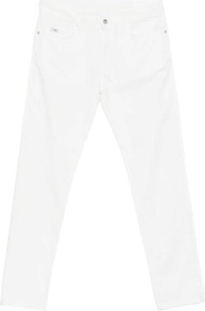 Emporio Armani Homme, Jeans, Blanc, Taille: W34 Pantalon 5B Slim-fit Pantalons