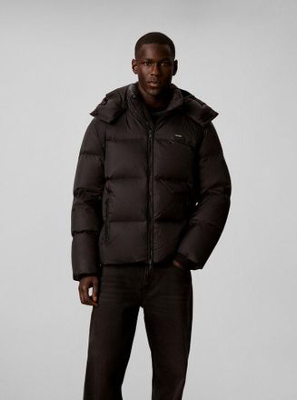 Calvin Klein Steppjacke NYLON DETACHABLE HOOD DOWN Regular fit mit Kapuze