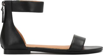Kazar Femme, Chaussures, Noir, Taille: 35 EU Sandales plates Kazar avec fermeture &eacute;clair &agrave; larri&egrave;re