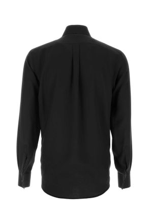 Dolce & Gabbana Nero Exterior: Silk Maglie Sweater