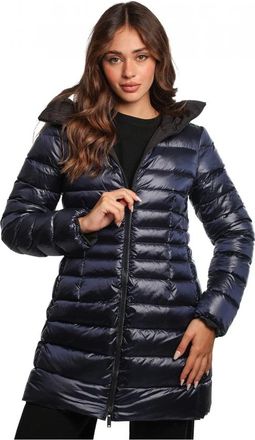 Add Femme, Vestes, Bleu, Taille: 38 FR Long Reversible Jacket