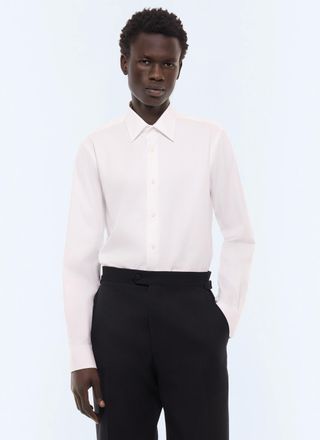 Fursac Chemise en twill de coton - Taille 37 - Homme