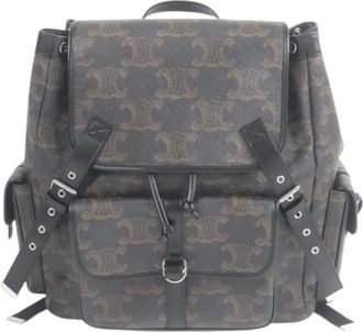 Celine Sac &agrave; dos Vintage Pre-owned - Homme - Pre-owned - Noir - Taille: ONE Size