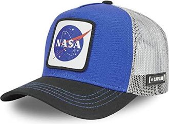 Capslab Space Mission NASA Cap CL-NASA-1-NAS3, Mens Cap with a Visor, Blue, One Size EU
