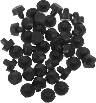 SOLUSTRE 40 St&uuml;ck Teiliges Stuhlbeinkappen aus Flexiblem mit Stiften rutschfeste Bodenschoner f&uuml;r B&uuml;ro K&uuml;chenst&uuml;hle Schutz vor Kratzern und Staub Einfache Mont