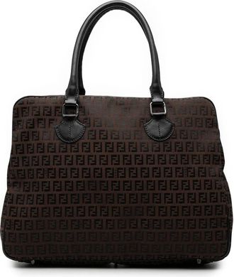 Fendi Crossbody Bags - Zucchino Canvas Business Bag - Gr. unisize - in Braun - f&uuml;r Damen