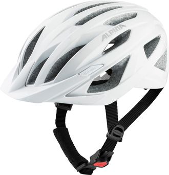 Alpina Delft MIPS - Sicherer, Leichter & Individuell Anpassbarer MIPS Fahrradhelm f&uuml;r Erwachsene, optimaler Schutz durch MIPS, White matt, M (55-59 cm)