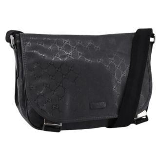 Gucci Sac bandouli&egrave;re vintage Pre-owned - Femme - Pre-owned - Noir - Taille: ONE Size