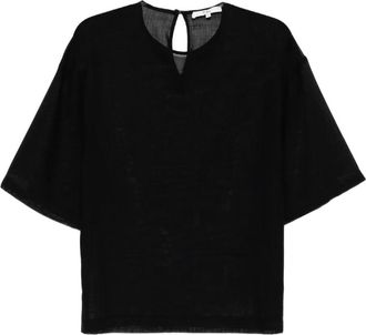 Tibi t-shirt Gauze - Bleu