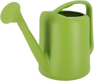 Esschert Design Gießkanne 5 L GRÜN Kunststoff incl. Ausgießer Garten Blumen modern Kanne Brause