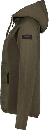 Icepeak Hybridjacke ICEPEAK ASHBURN mit fester Kapuze und Kordelz&uuml;gen, aus 4-Wege-Stretch-Material