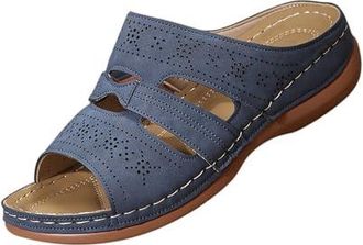 Generic Sandales &agrave; enfiler pour femme - Bout ouvert - Style d&eacute;contract&eacute; - &Eacute;l&eacute;gantes - L&eacute;g&egrave;res et &eacute;paisses - Confortables - Orthop&eacute;diques - Loisirs en plein ai