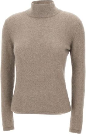 FILIPPO DE LAURENTIIS Femme, Pulls, Brun, Taille: 44 FR Pull Cachemire Soie Taupe Femme