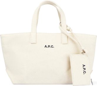 A.P.C. A.p.c., Femme, Sacs, Beige, Taille: ONE Size Le Drummer Toile Small
