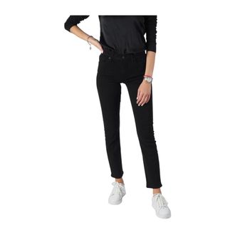 Citizens Of Humanity Schwarze Baumwoll-Straight-Leg-Jeans - - Jeans - Damen - Schwarzk - W29