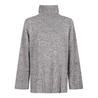 Pinko Pinko, Femme, Pulls, Gris, Taille: 36 FR Pull col roul&eacute; Dresda