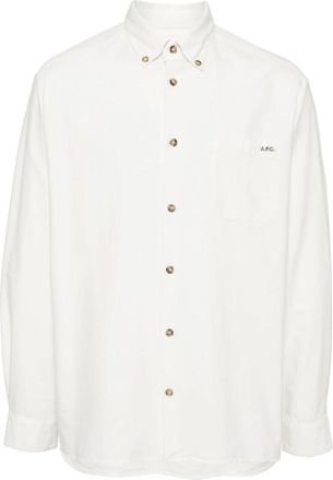 A.P.C. A.p.c., Homme, Chemises, Blanc, Taille: M Chemise Mateo