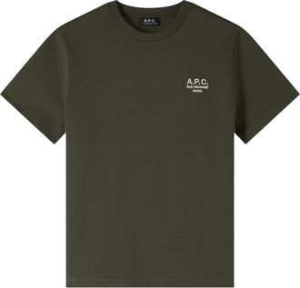 A.P.C. A.p.c., Homme, Tops, Vert, Taille: S Tee-shirt Madame Street