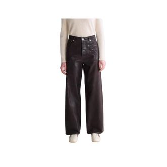 Bellerose Femme, Pantalons, Brun, Taille: W26 Paty62 R0958 Pantalon en cuir