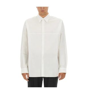 Dries Van Noten Homme, Chemises, Blanc, Taille: M Casual Chemises