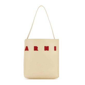 Marni Femme, Sacs, Beige, Taille: ONE Size &Eacute;l&eacute;gant Sac &agrave; Bandouli&egrave;re Museo en Ivoire