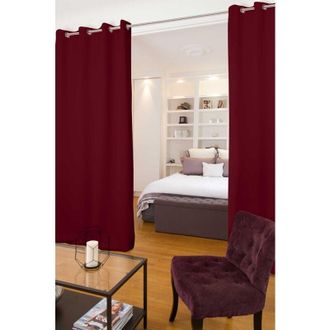 MOONDREAM Homemaison - Rideau S&eacute;parateur de Pi&egrave;ce moondream Rouge fonc&eacute; 140x250 cm