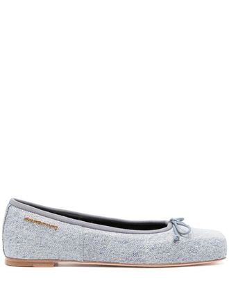Alexander Wang ballerines Billie en cuir - Bleu