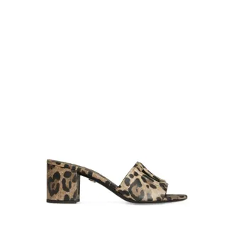 Dolce & Gabbana Femme, Chaussures, Brun, Taille: 36 EU Keira Heeled Mule