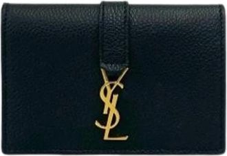 Saint Laurent Pre-owned Card Case - Femme - Pre-owned - Noir - Taille: ONE Size