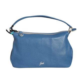 Gabs Femme, Sacs, Bleu, Taille: ONE Size Sac bandoulière en cuir martelé