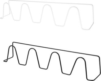 Cabilock 2 St&uuml;ck Wand schuhregal f&uuml;r Badezimmer Slipperhalterung ohne Bohren Platzsparendes Wandh&auml;ngendes Schuh Hausschuh aufbewahrungssystem Stark Belastbar W