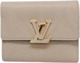 Louis Vuitton Pre-owned Capucines XS Wallet M68747 - Femme - Pre-owned - Beige - Taille: ONE Size