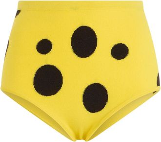 Moschino Slip taille haute - Femme - Sous-v&ecirc;tements - Jaune - Taille: 38 FR