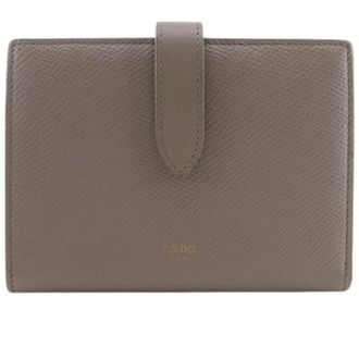 Celine Pre-owned Leder Portemonnaie - - Pre-owned - Damen - Grau - ONE SIZE