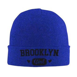 Generic Fille De Brooklyn, N&eacute;e Et &Eacute;lev&eacute;e &Agrave; New York, Fi&egrave;re De Son &Eacute;tat Natal Femme Homme Watch Cap Doux Bonnets Hiver Souple Bonnet De P&ecirc;cheur pour Cyclisme C