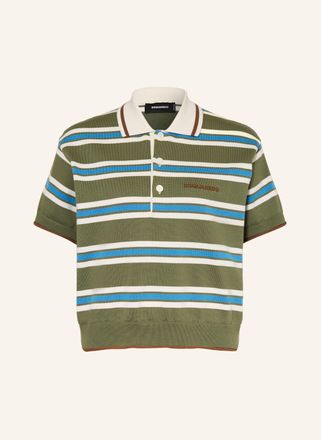Dsquared2 Strick-Poloshirt gruen
